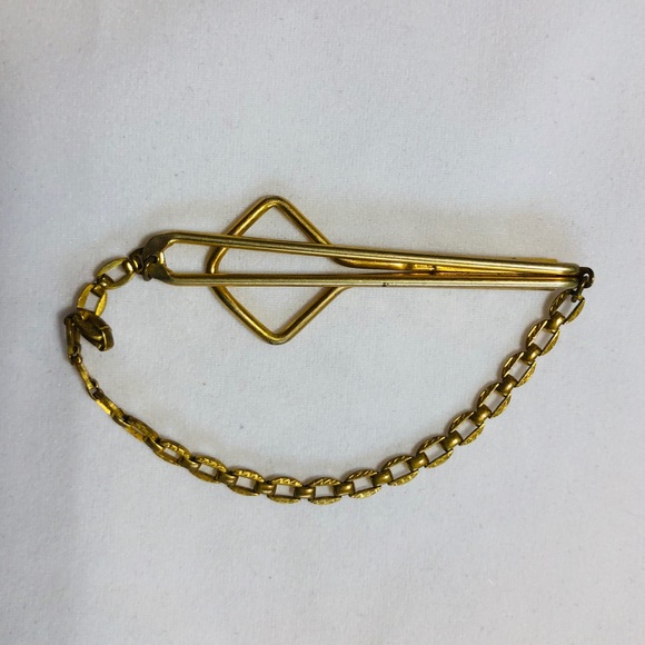 Accessories | Antique Mens Gold Tone Suit Tie Chain By Swank | Poshmark